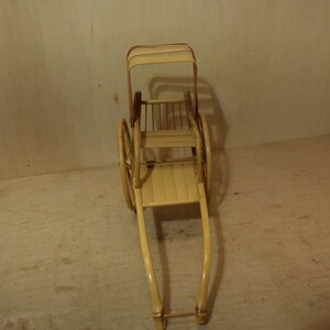 Vintage Japanese Bamboo Rickshaw Cart for Ikebana Flower | Etsy