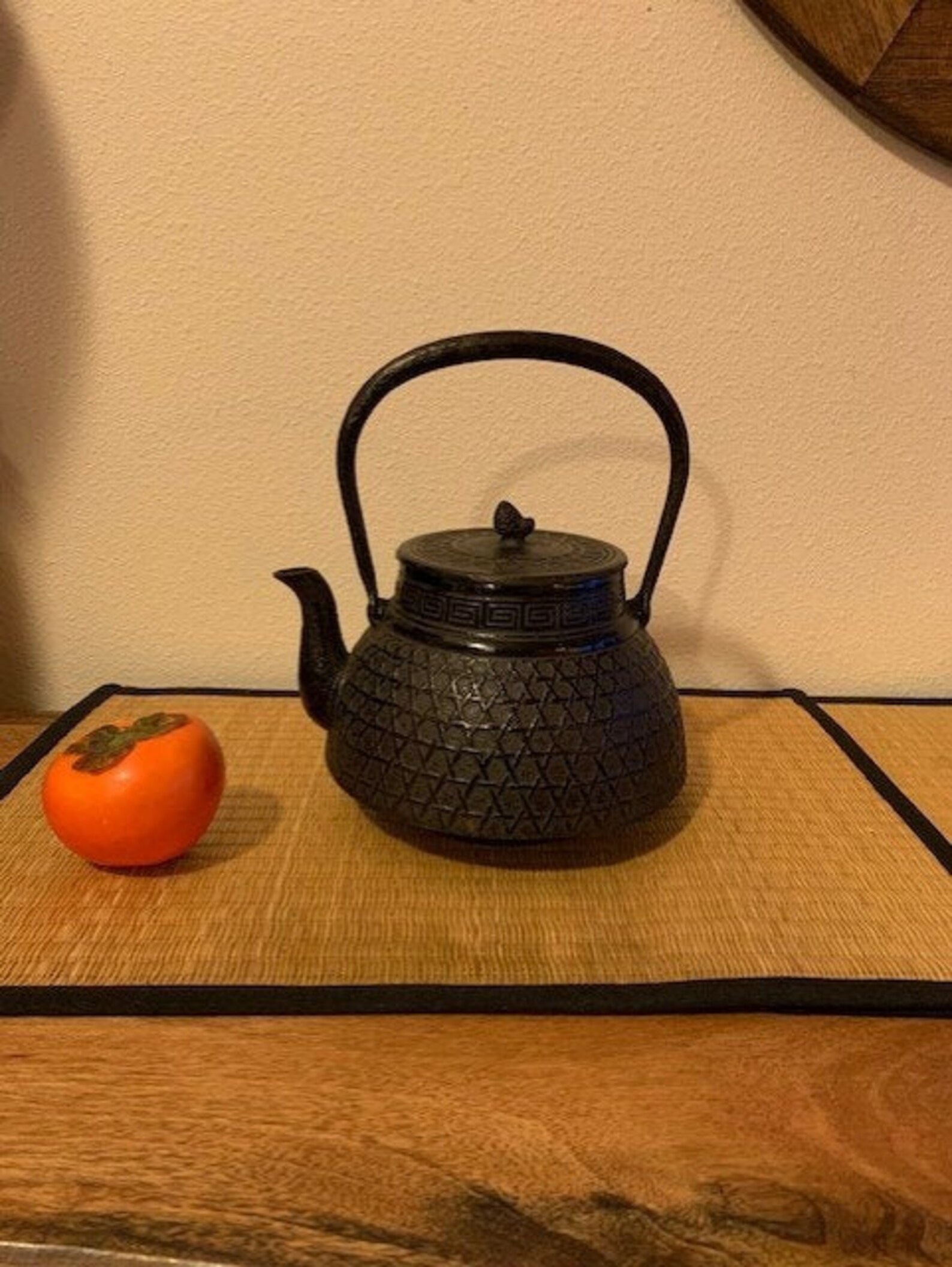 Large Vintage Japanese Cast Irontea Kettle Nambu Tetsubin - Etsy