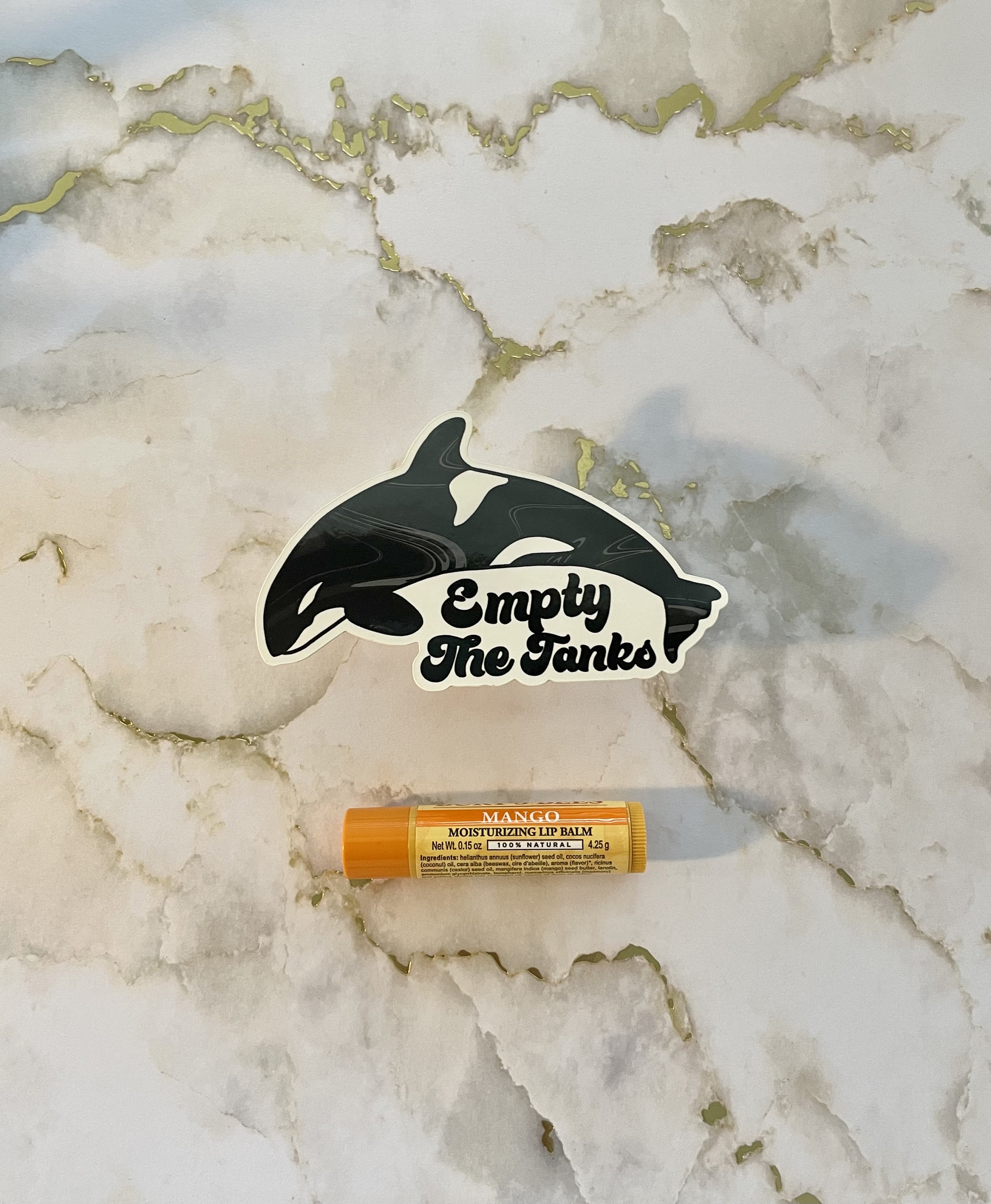 Reworked Empty the Tanks Orca Sticker | Killer Whale Sticker | Die-cut ...