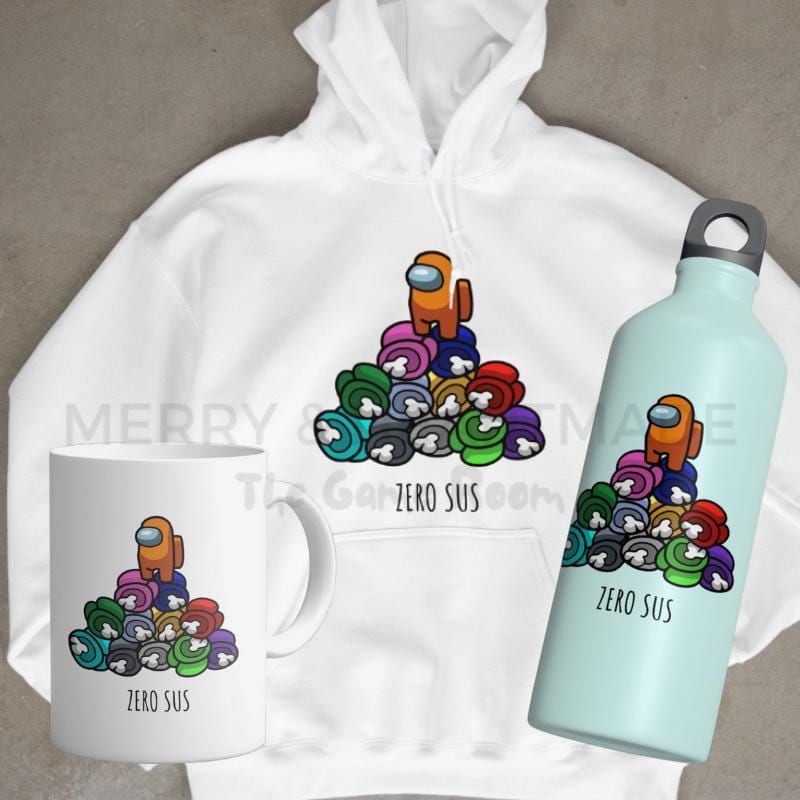 Among Us Game PNG SVG PDF Zero Sus | T-shirt Hoodie Mug Sublimation ...