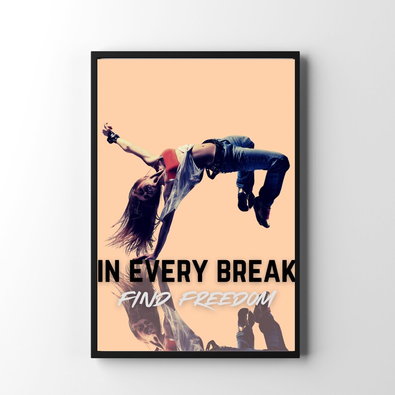 FOR HER Set of 3 Break Dance Hip Hop Posters: ORIGINAL Inspirational ...
