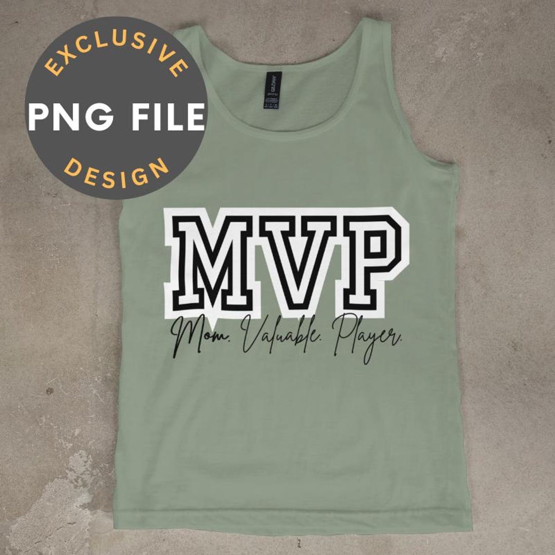 MVP Mom PNG – Mom Valuable Player. | Varsity Style Digital Download for ...