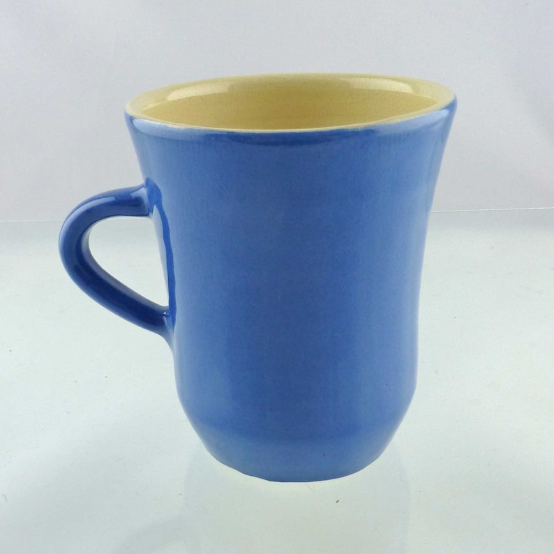 Vintage Blue Ceramic Blue Mug Holiday Souvenir From Poole - Etsy