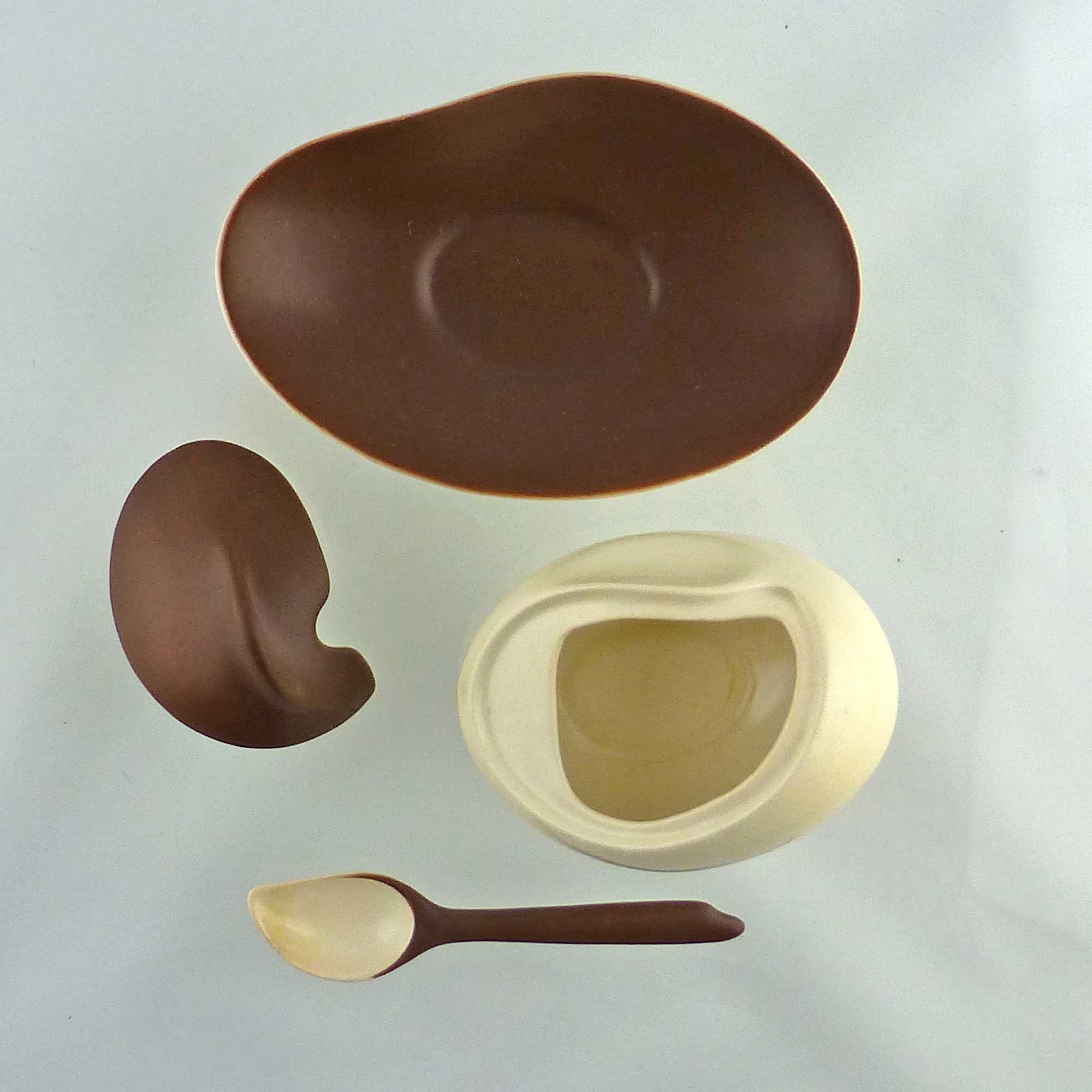 Mid Century Carlton Ware Hand Painted Australian Design Windswept ...