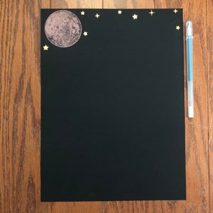 Full Moon Stationary Set - Etsy