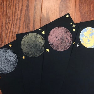 Full Moon Stationary Set - Etsy