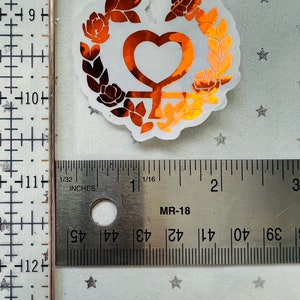 Foiled Scout Symbols, Magical Girl Stickers, Moonie Stickers, Foiled ...