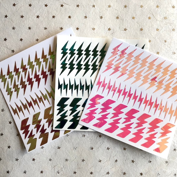 Thunderbolt Sticker - Etsy