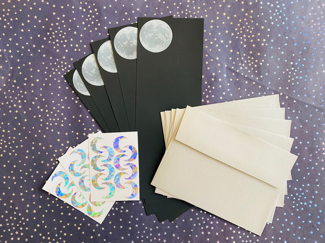 Bright Moon Stationary Set - Etsy