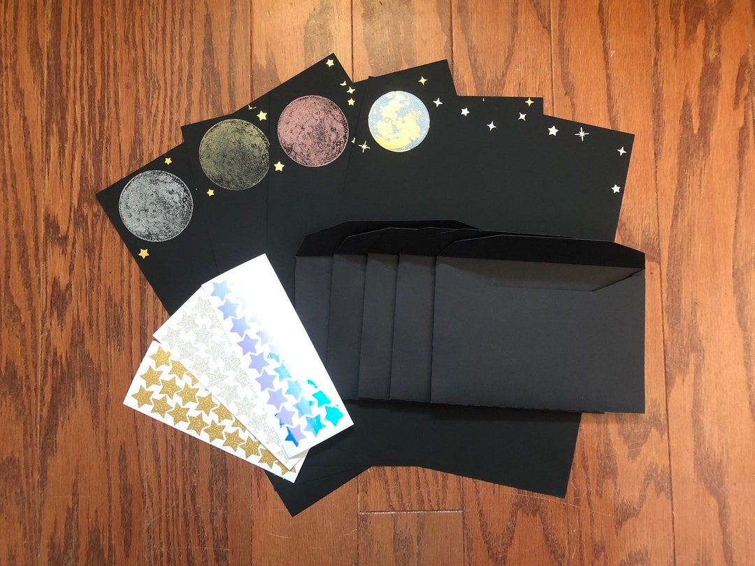 Full Moon Stationary Set - Etsy