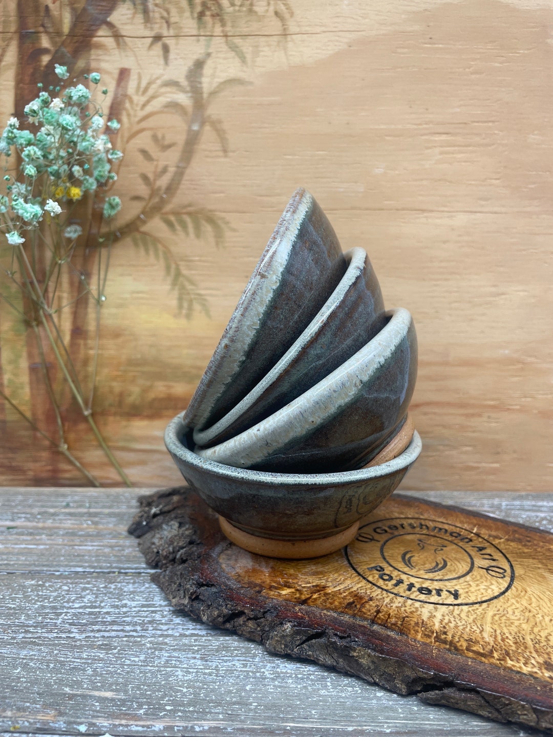 Set of 4 Small Dipping Bowls Soy Sauce Dishes Soy Sauce Bowls Small ...