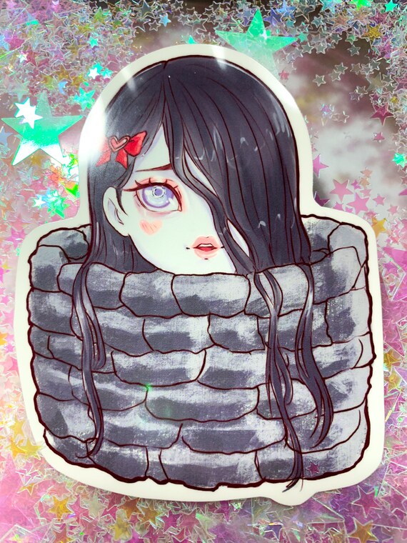 Chibi Sadako V.2-4 inch sticker Decals & Skins Electronics ...