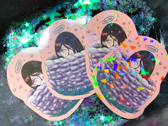 Chibi Sadako V.2-4 inch sticker Decals & Skins Electronics ...