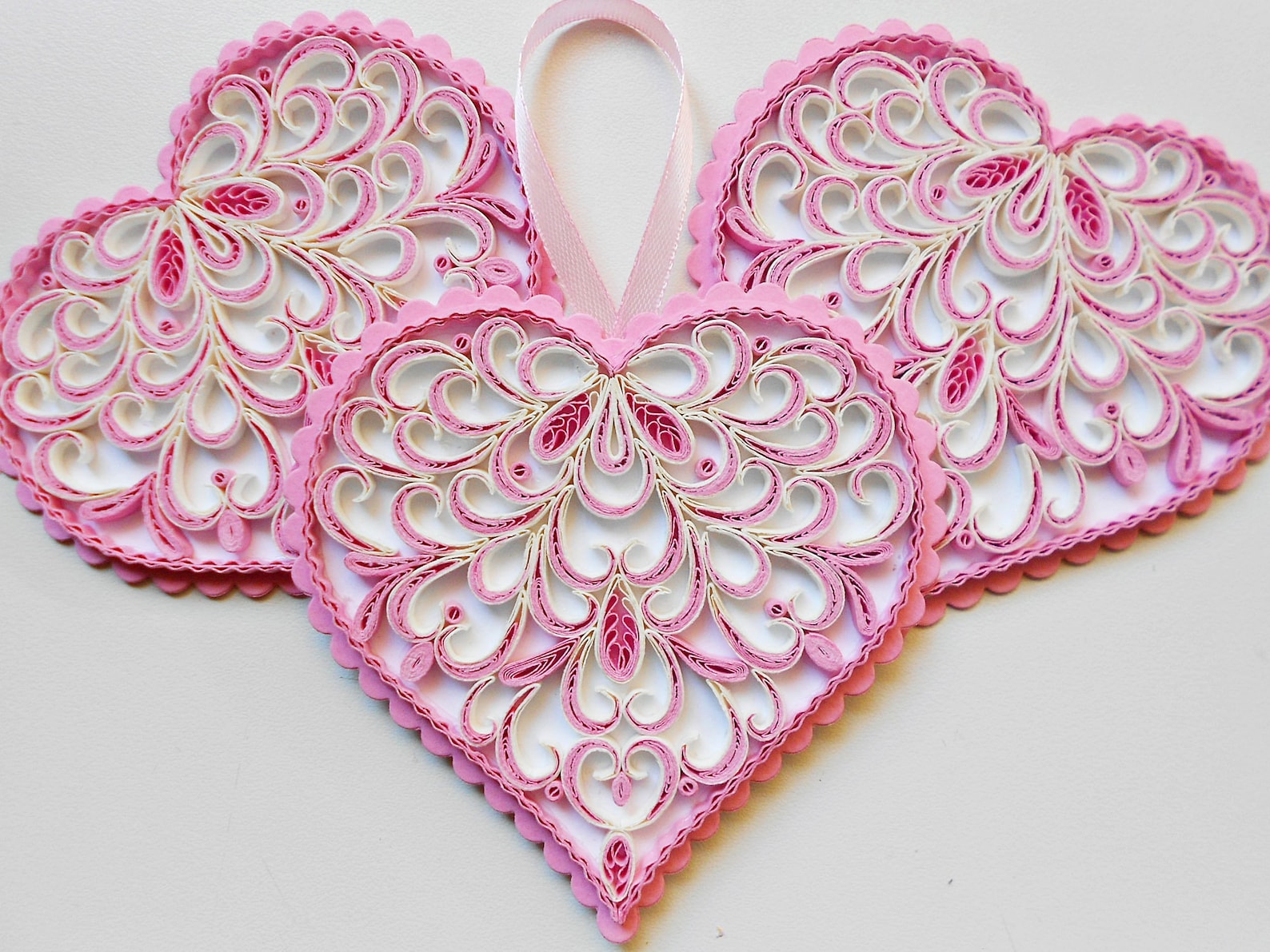 Paper Quilling Heart Heart Decoration Gifts for - Etsy