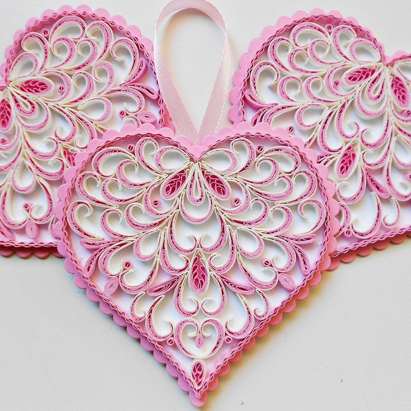 Quilled Heart - Etsy