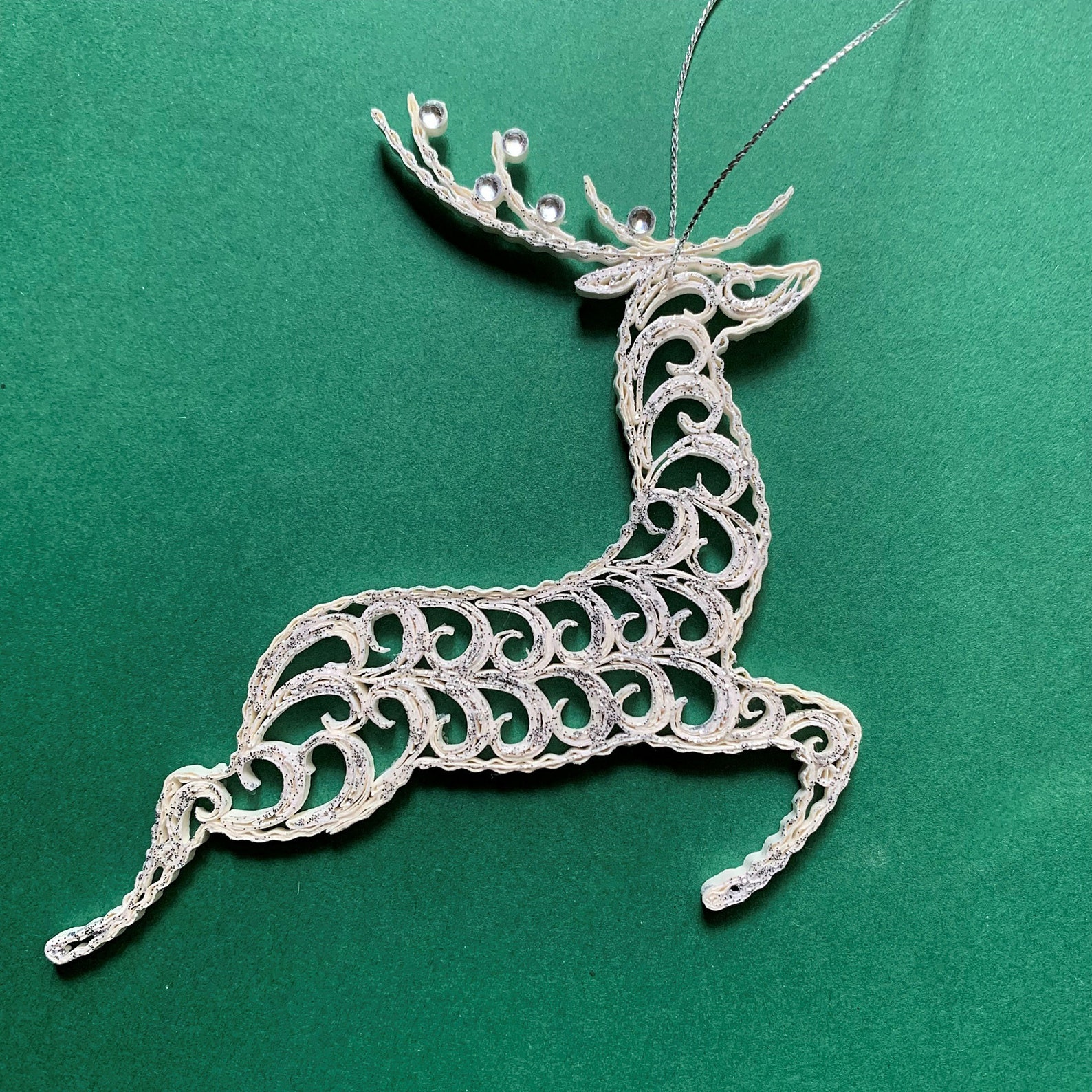 Christmas Tree Ornament Christmas Deer Quilling - Etsy
