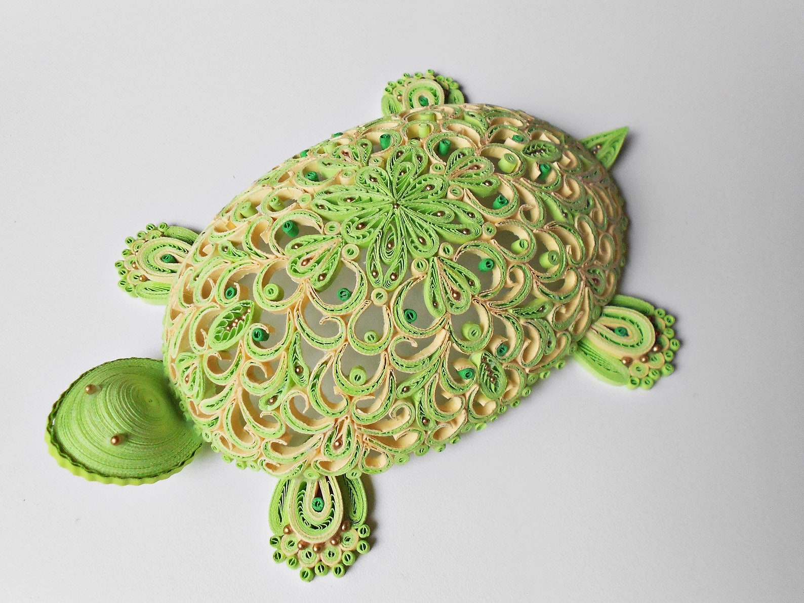 Paper Quilled 3D Turtlequilling Turtle Home Decor - Etsy