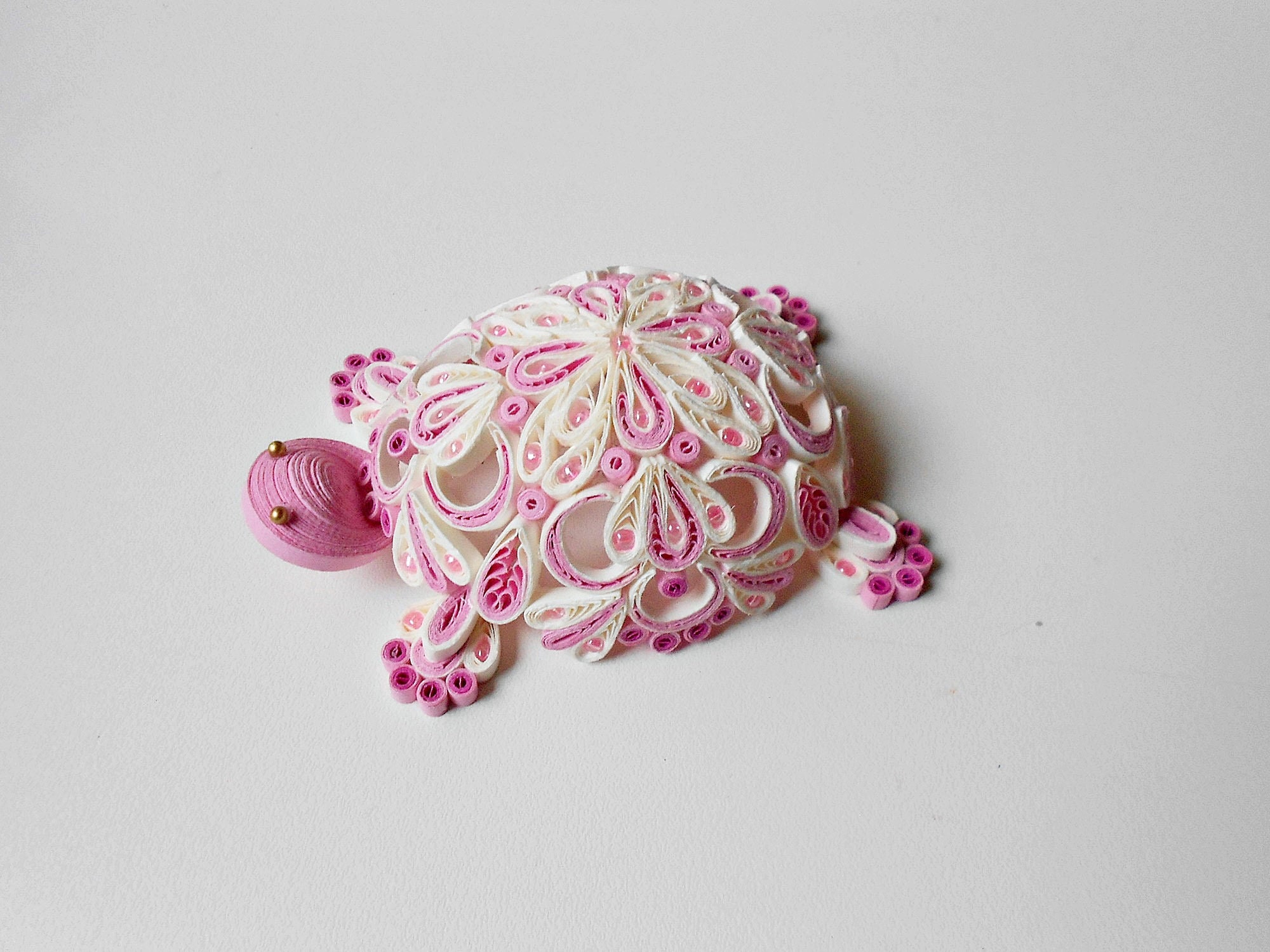 Paper Quilled 3D Turtlequilling Turtle Home Decor | Etsy