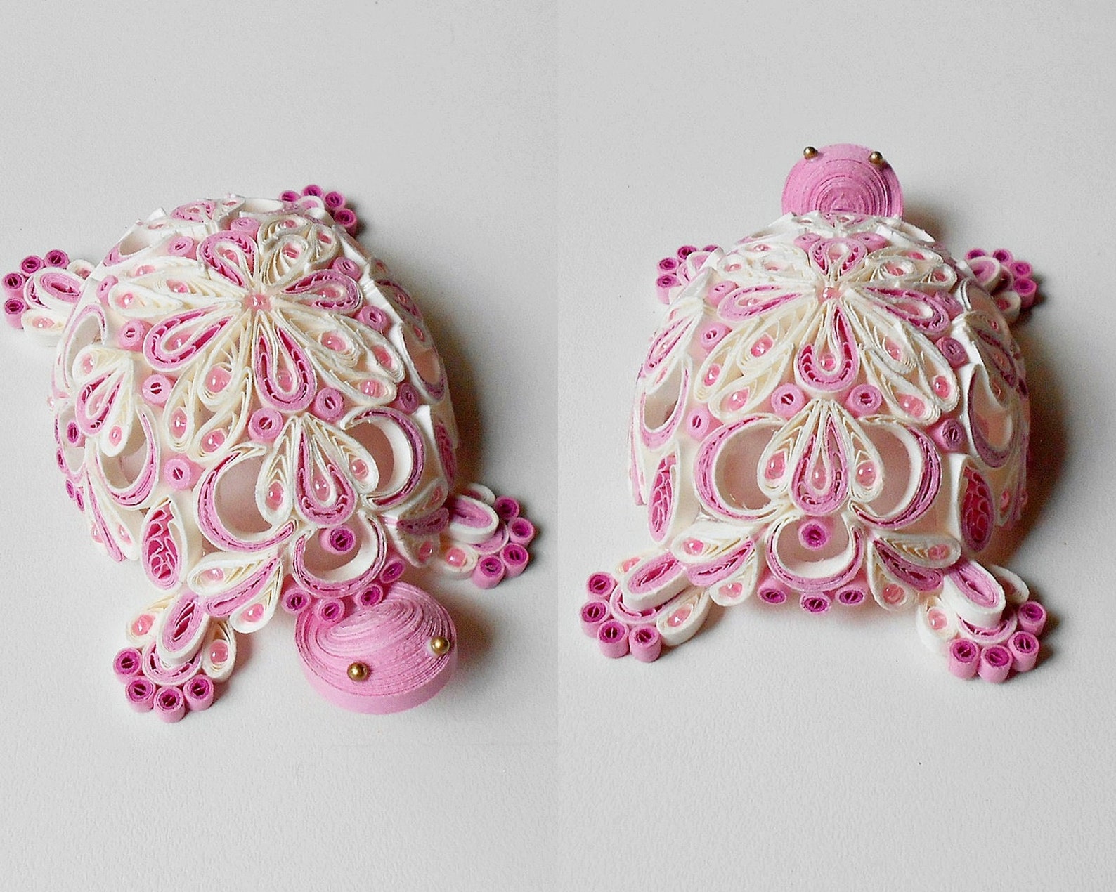 Paper Quilled 3D Turtlequilling Turtle Home Decor - Etsy