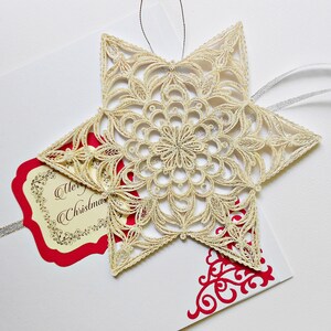 Quilling Christmas Star-quilling Star-paper Star-star of David - Etsy