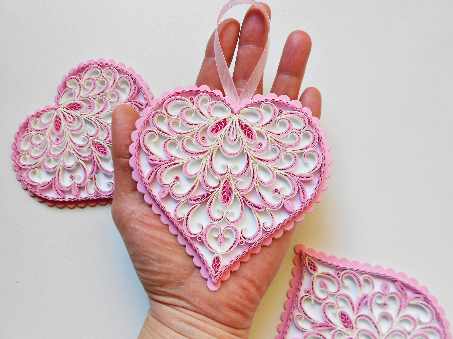 Paper Quilling Heart Heart Decoration Gifts for - Etsy