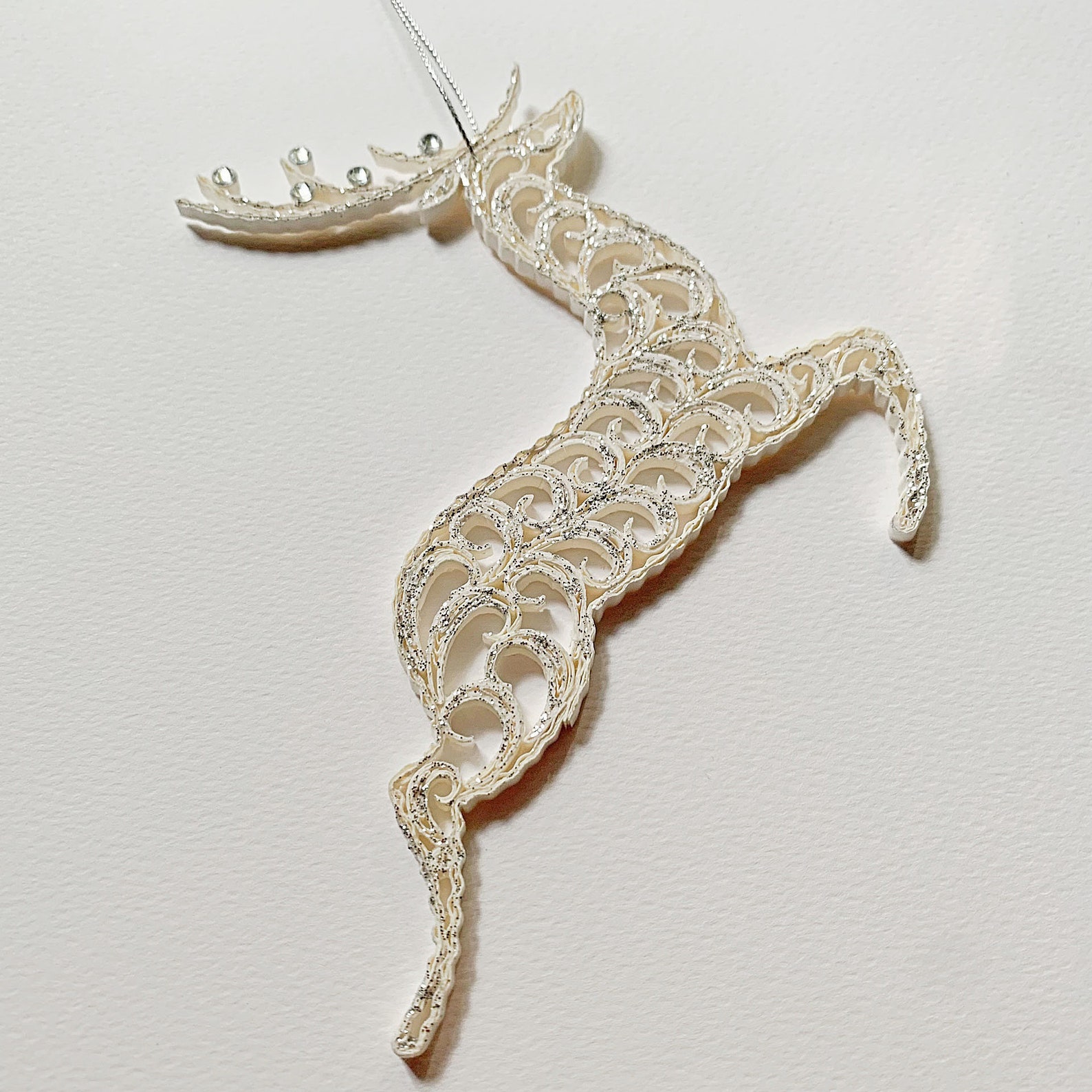 Christmas Tree Ornament Christmas Deer Quilling - Etsy