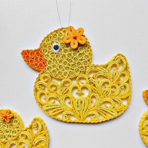 Quilling Duck Paper Duck Baby Girl Gift Baby Boy New Baby - Etsy