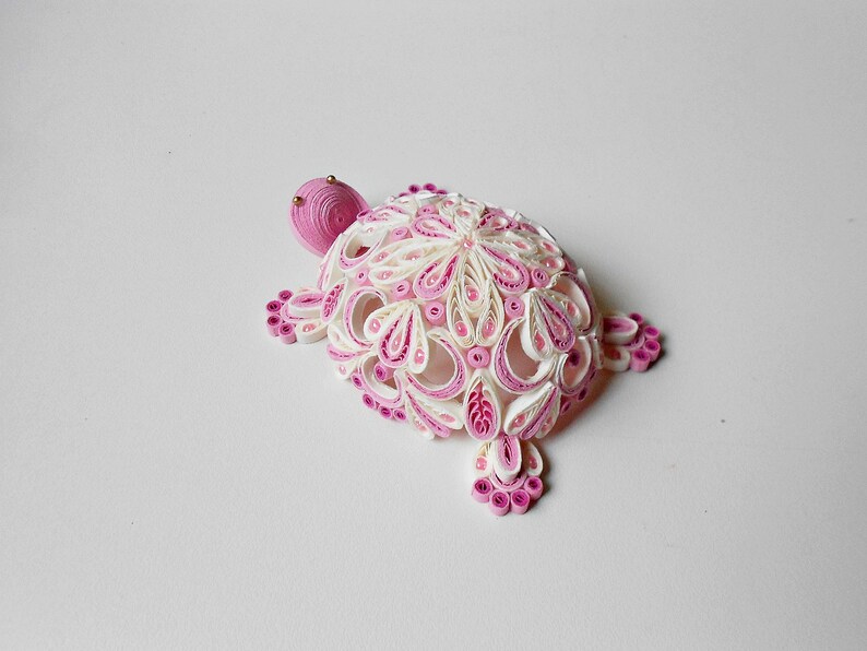 Paper Quilled 3D Turtlequilling Turtle Home Decor | Etsy