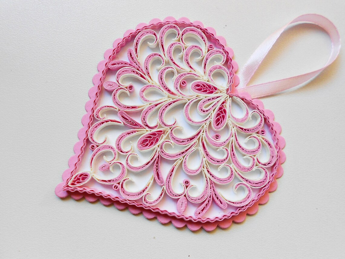Paper Quilling Heart Heart Decoration Gifts for - Etsy