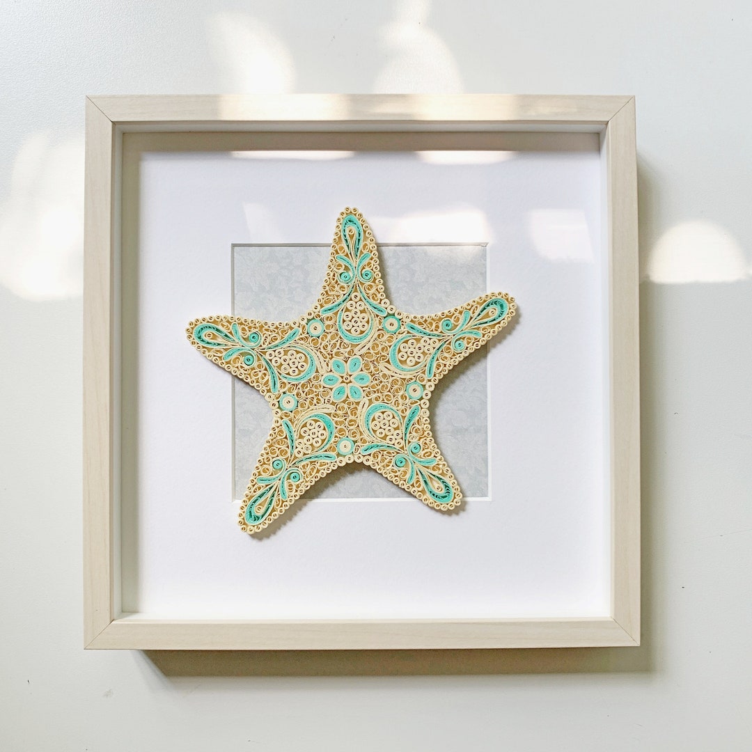 Starfish Decorquilling Starfishpaper Arthome Decorbeach - Etsy Ireland