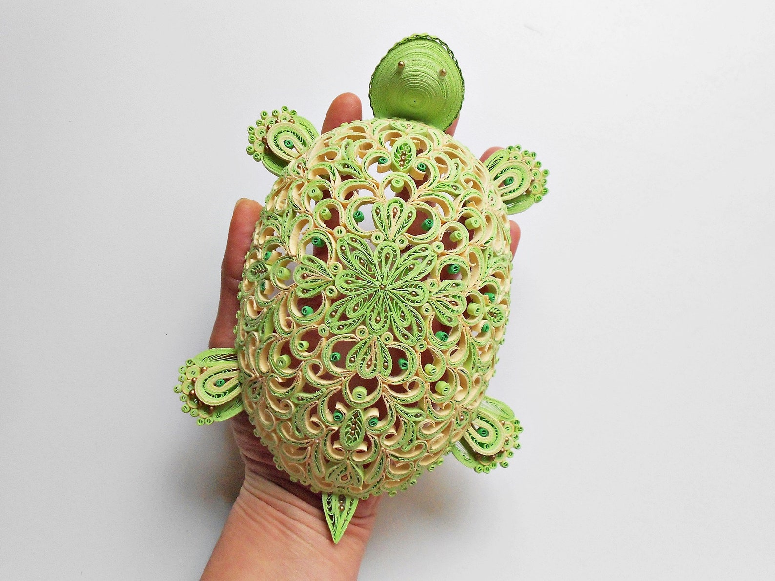 Paper Quilled 3D Turtlequilling Turtle Home Decor - Etsy