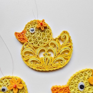 Quilling Duck Paper Duck Baby Girl Gift Baby Boy New Baby - Etsy