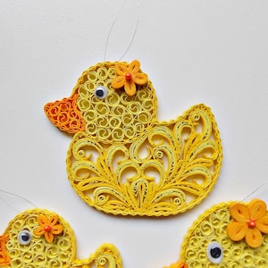 Quilling Duck Paper Duck Baby Girl Gift Baby Boy New Baby - Etsy