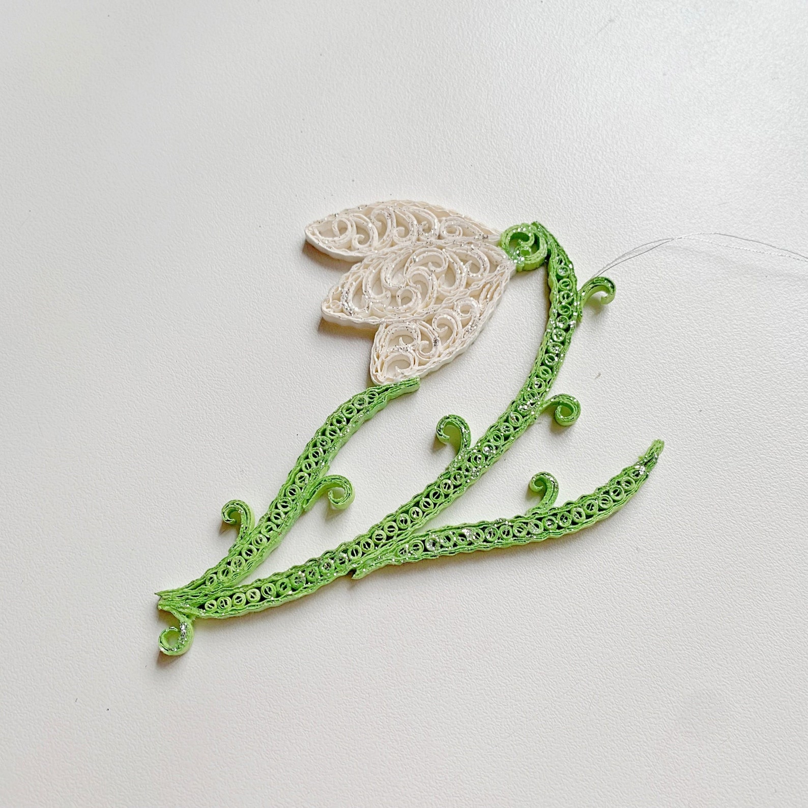 Snowdrop Quilling Snowdrop Snowdrop Flowerhome Decor - Etsy