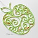 Quilled Apple Green Apple Ornament Quilling Fruits Home Decor Paper ...