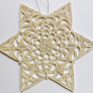 Quilling Christmas Star-quilling Star-paper Star-star of David - Etsy