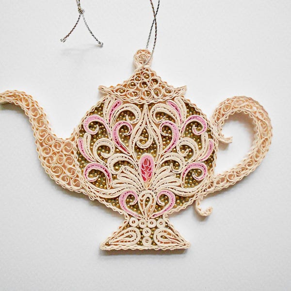 Quilled Teapot - Etsy