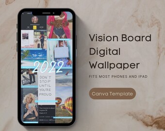 Phone Vision Board Wallpaper - Etsy