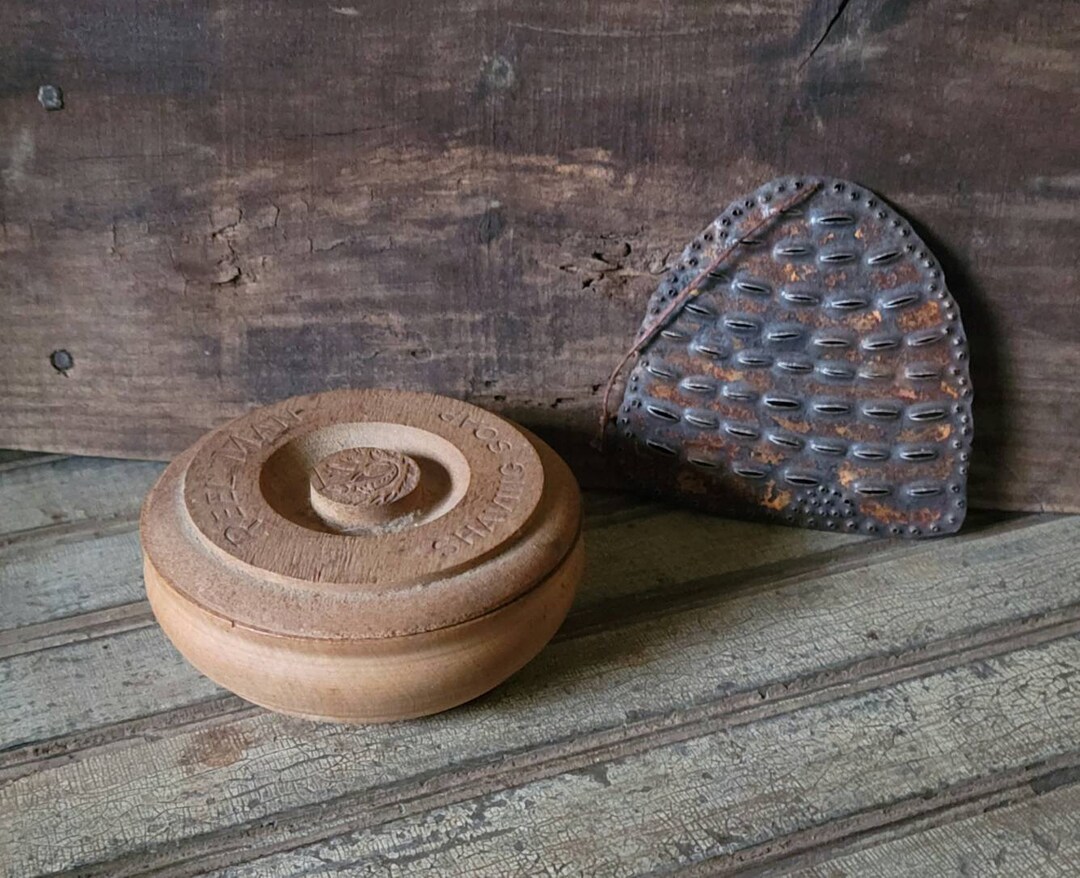 Reel Man Treen Shaving Soap With Lid Turned Wood - Etsy