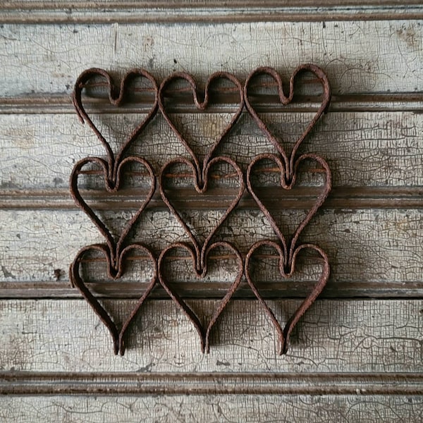 Primitive Hearts - Etsy