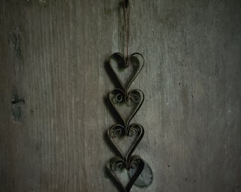 Choice Old Rusty Metal Heart Hanger - Etsy
