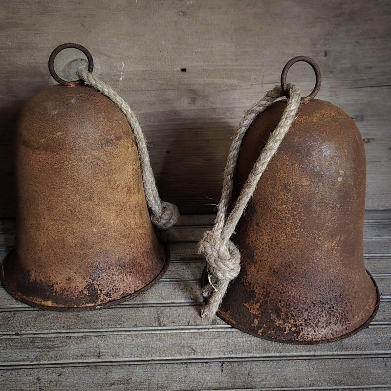Rusty Bells - Etsy