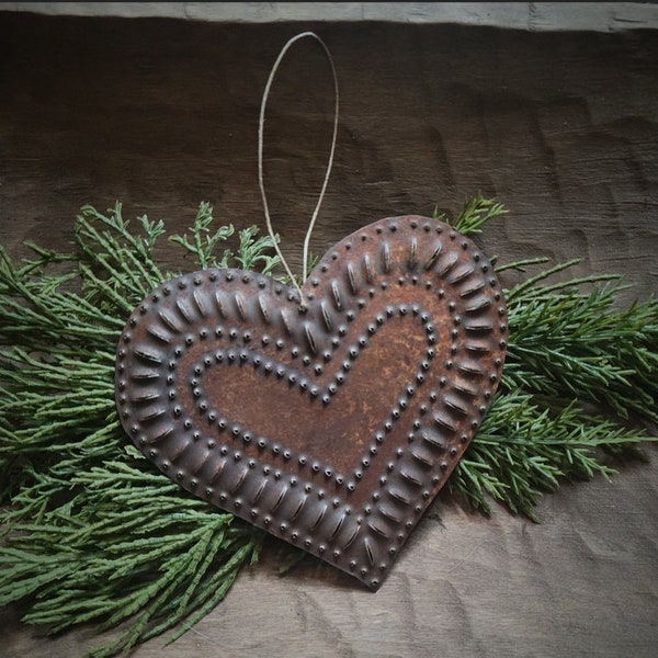 Tin Heart - Etsy