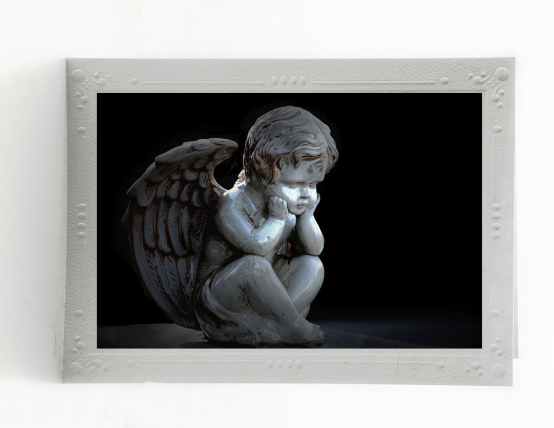 Fine Art Blank Note Cards; Set of 3 Greeting Cards; Adorable Little ...