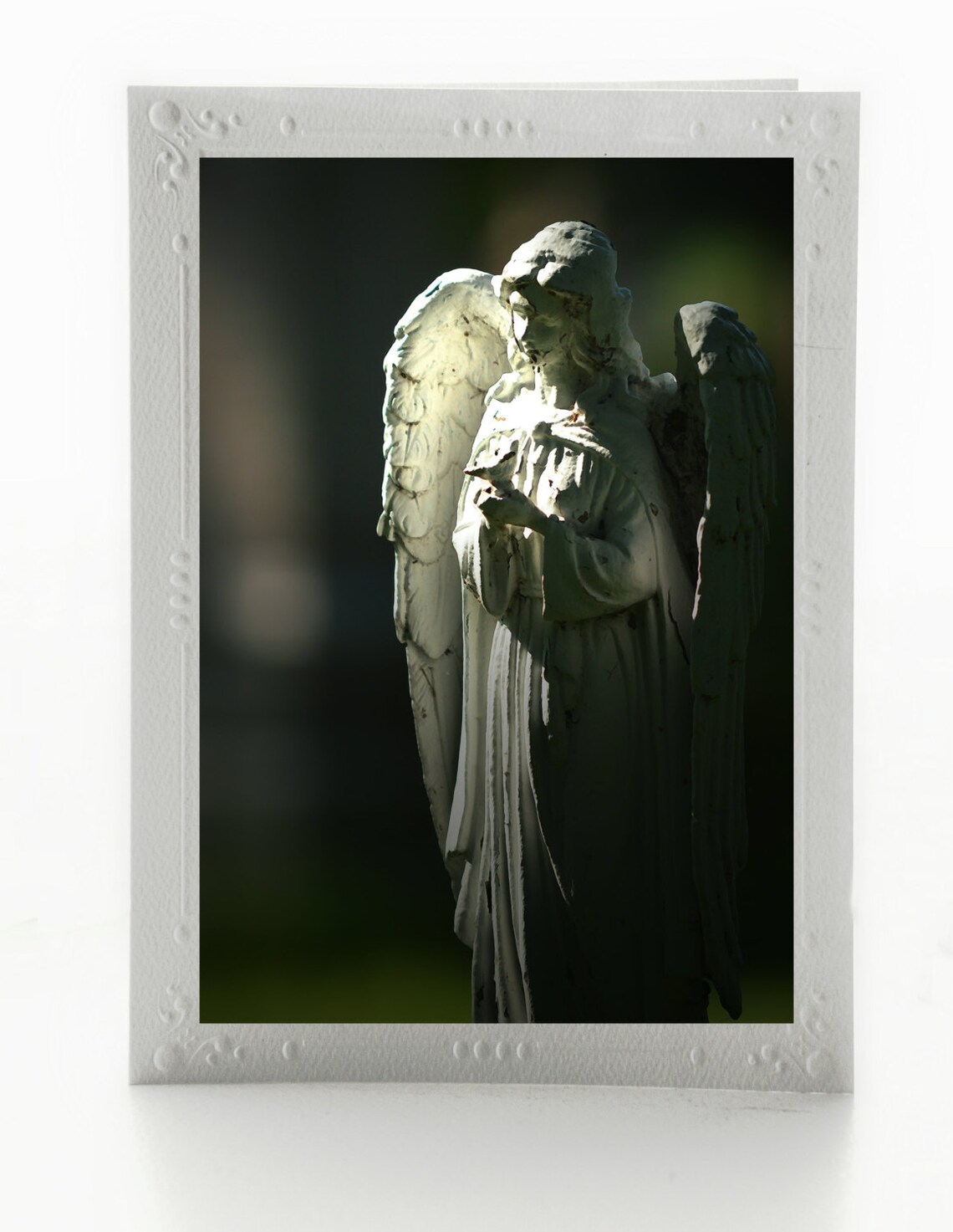 Angel Fine Art Blank Note Cards; Set of 3 Any Occasion Greeting Cards ...