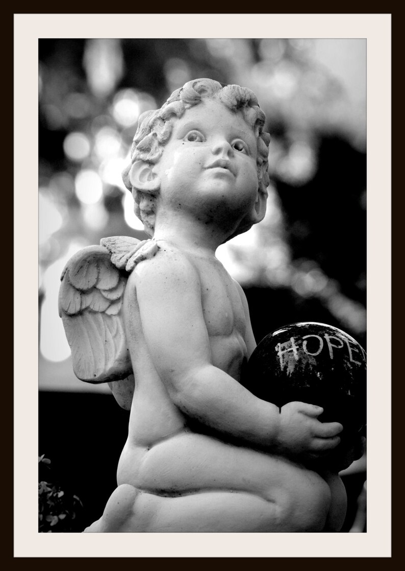 Angel Statue Fine Art Photography Print, "hope" - Etsy