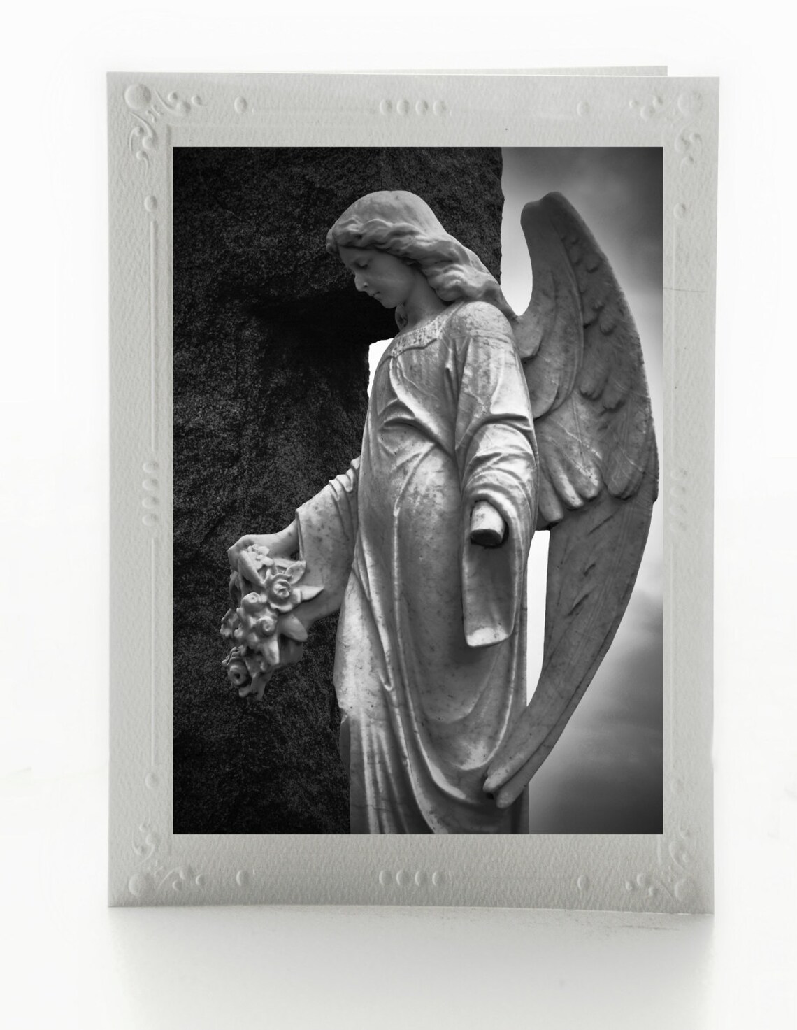 Angel Fine Art Blank Note Cards; Set of 3 Any Occasion Greeting Cards ...