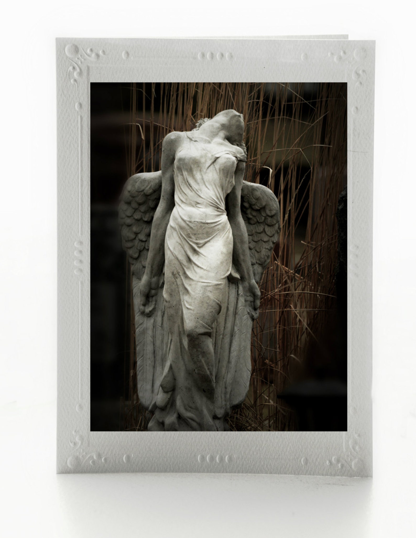 Angel Fine Art Blank Note Cards; Set of 3 Any Occasion Greeting Cards ...