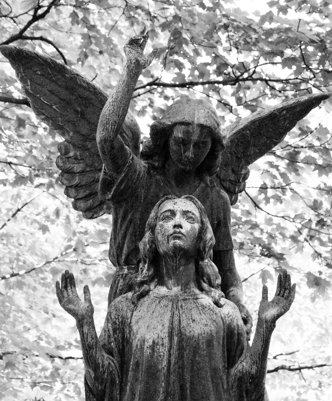 Going Home; Angel Statue; Beautiful Victorian Statue of Angel; Going to ...