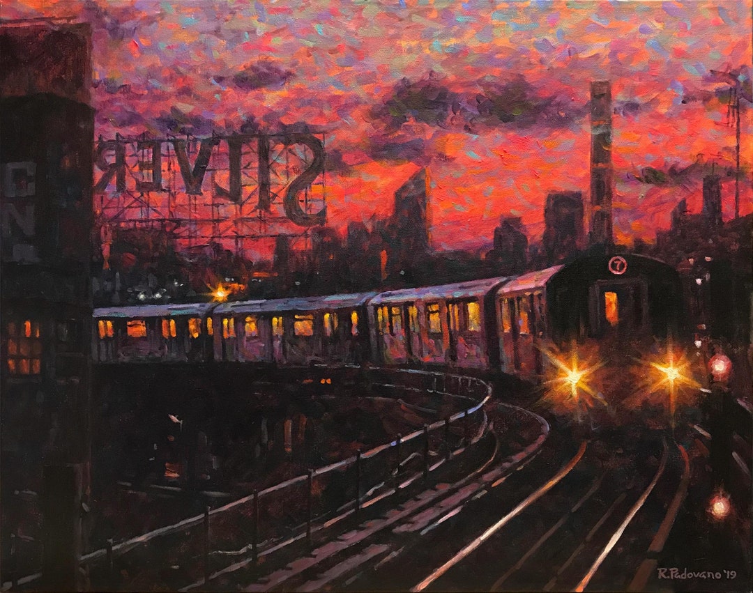 Sivercup Sunset II, - Original Impressionist Painting by Robert ...